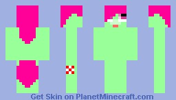 Peppermint(?)Mine L P Compatible Minecraft Skin
