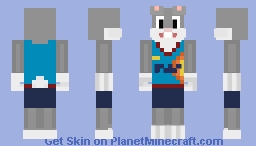 Pernalonga espace Jam Minecraft Skin