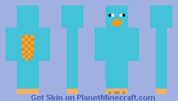 Perry the Platypus Minecraft Skin