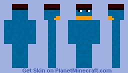 Perry the Platypus (Agent P) Minecraft Skin