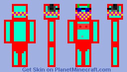 Perverted cube guy Minecraft Skin