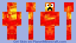 Lava Monster Minecraft Skin
