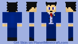 Phoenix Wright Minecraft Skin