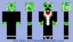 Fancy Creeper Minecraft Skin