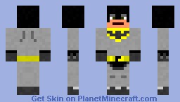 Batman (no cape) Minecraft Skin