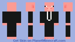 pig in suit Minecraft Skin