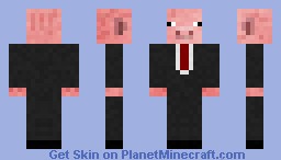 Pig Man Suit Minecraft Skin