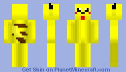pikachu Minecraft Skin