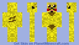 Pikachu skin (first skin) Minecraft Skin
