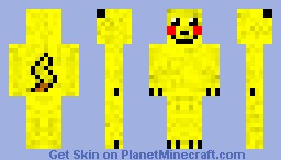 Epic Pikachu Skin Minecraft Skin