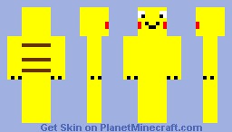 pikachu Minecraft Skin