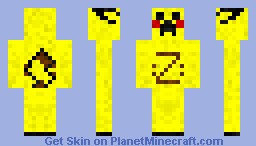 Pikachu-Creeper Minecraft Skin