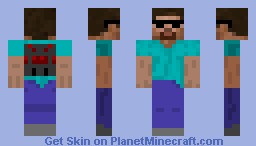 Cool Steve (Spider) Minecraft Skin