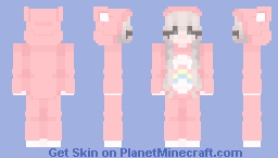 pink onesie Minecraft Skin