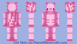 Axolotl In an Axolotl Onesie (Pink) Minecraft Skin