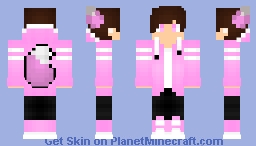 Pink Ender Boy (Pink Fox) Minecraft Skin