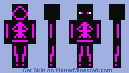 Green Skeleton Minecraft Skin