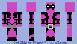 Pink Deadpool Minecraft Skin