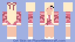 Pink Hoodie Girl Minecraft Skin