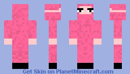 Pink ninja shut up cartoons Minecraft Skin