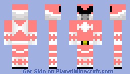 Pink Power Ranger Minecraft Skin