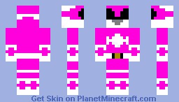 Pink Power Ranger Minecraft Skin