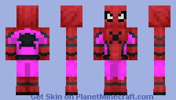 Pİnk Spider Man Minecraft Skin