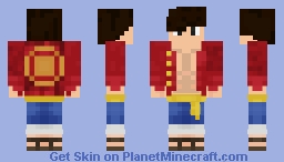 The Flex Luffy (post time skip) Minecraft Skin
