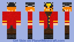 Captain pirate Minecraft Skin
