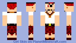 pirate with eyepatch Minecraft Skin