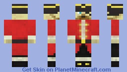 Pirate Captain (3D Hat) Minecraft Skin
