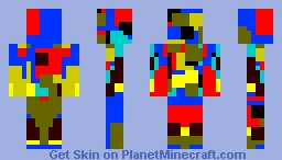 Pixel man Minecraft Skin
