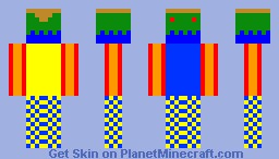 pixel man Minecraft Skin
