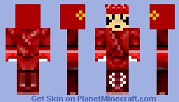 Pixelated villein Minecraft Skin
