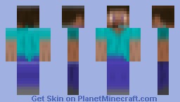 pixelated person Minecraft Skin