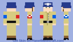 Luftschutz WW2/WWII Minecraft Skin