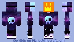Spooky Jacket galaxy skeleton Minecraft Skin