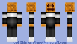 Pumpkin Man (My Minecraft halloween costume) Minecraft Skin