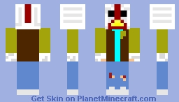 Jacket (with removable mask) V2 Minecraft Skin