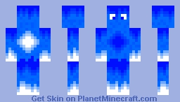 Ice Boy 3D Minecraft Skin