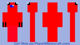 derpy red man Minecraft Skin