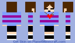 frisk Minecraft Skin