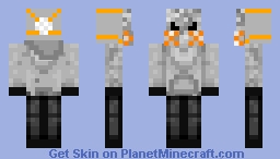 gray mask Minecraft Skin