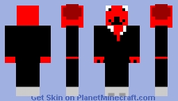 Suit Red Dog Minecraft Skin