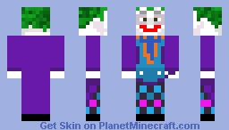 jack nicholson's joker Minecraft Skin