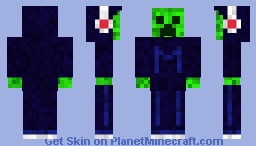 Creeper Gamer Minecraft Skin