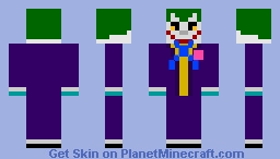 The Joker (BTAS) Minecraft Skin
