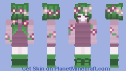 plant girl Minecraft Skin