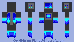 Plasma Man Minecraft Skin