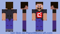 Mojang Steve (Bonfire) Minecraft Skin